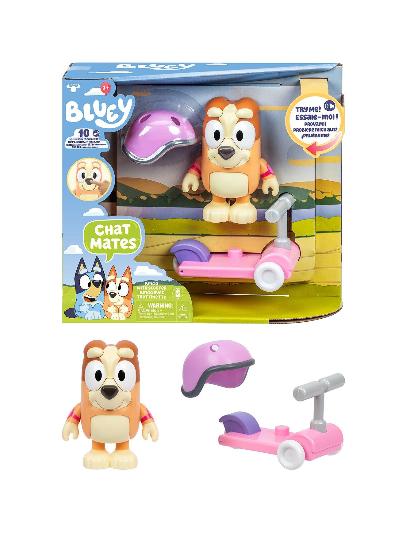 Bluey Chat Mates Figure - Bingo With Scooter | Littlewoods