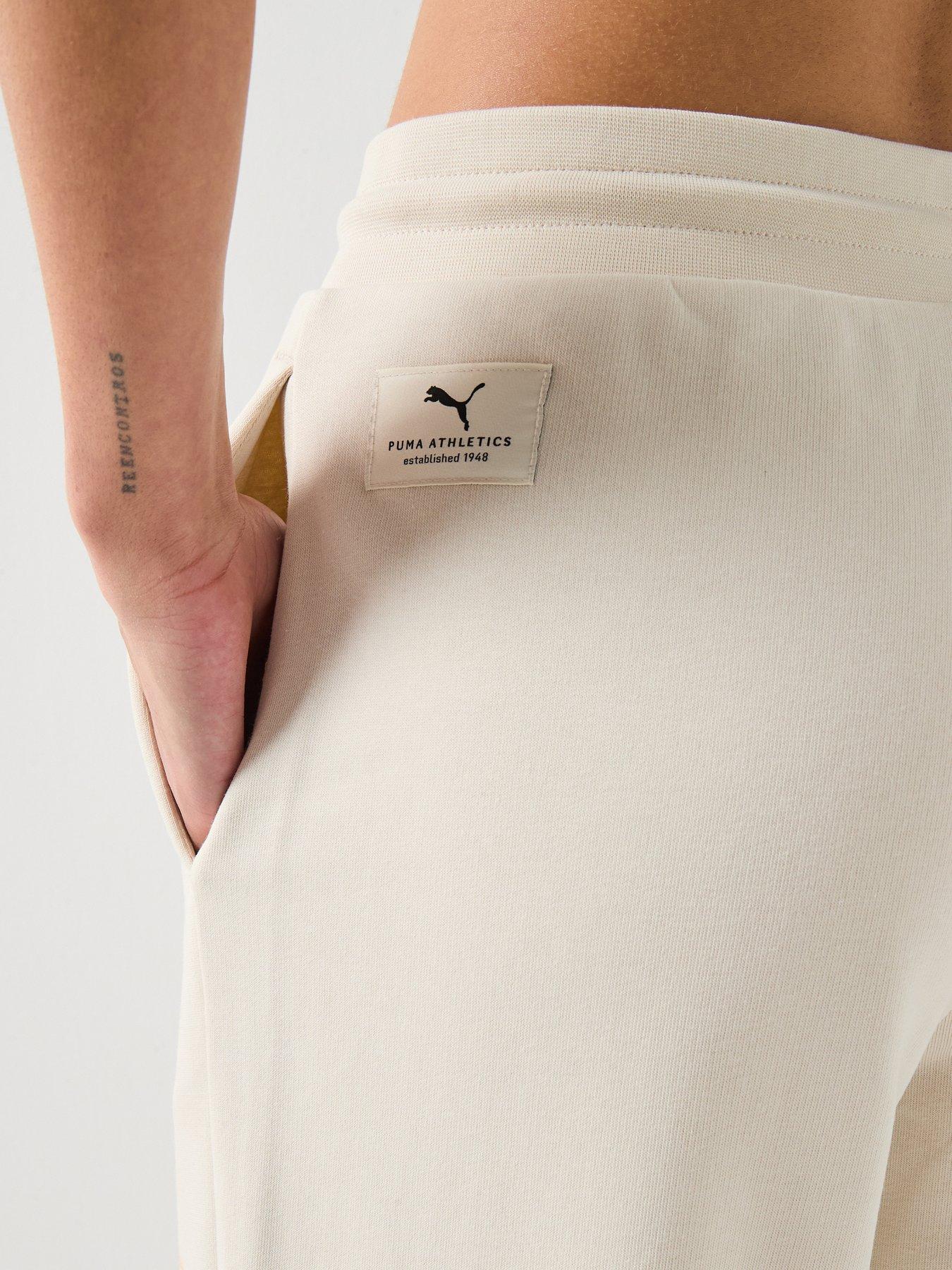 Puma Class Comfort Pinnacle High Waist Straight Pants - Cream | Littlewoods