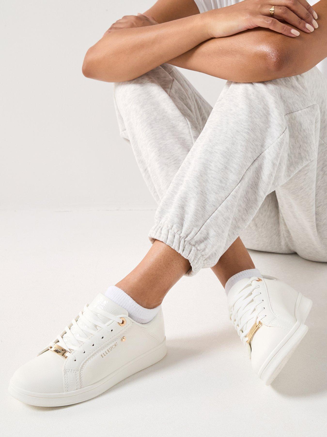Elle Sport Elle Sports Lace Up Trainer - White | Littlewoods
