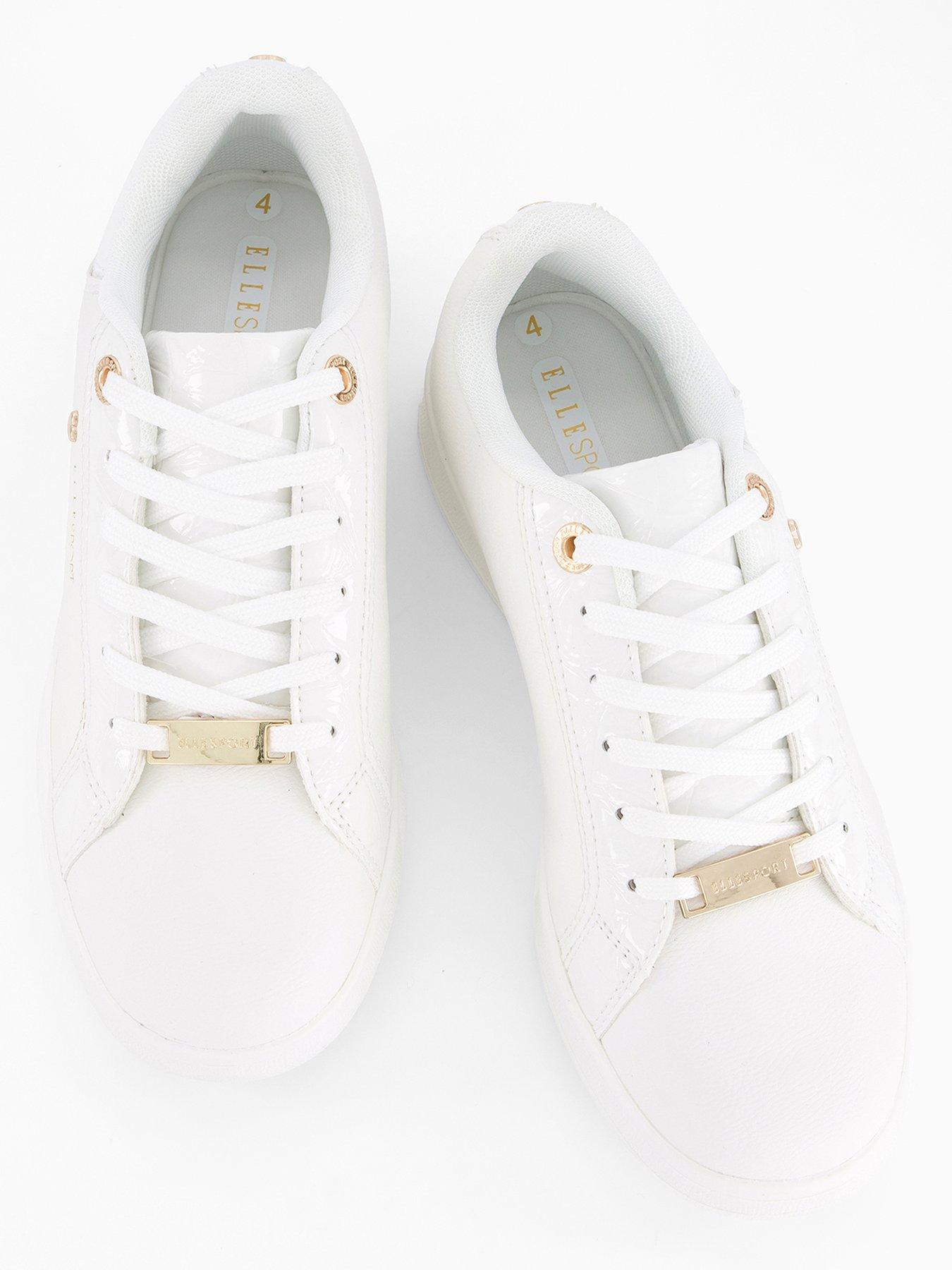 Elle Sport Elle Sports Lace Up Trainer - White | Littlewoods