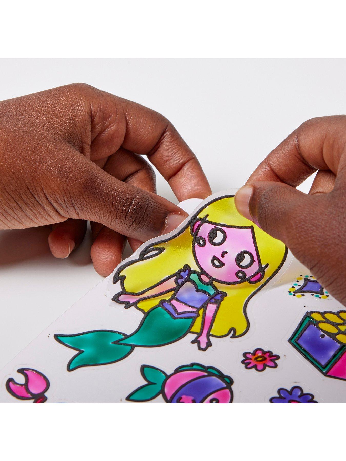 Brainstorm Toys Colour Your Own Stickers Twin Pack - Fairytale and Sea ...