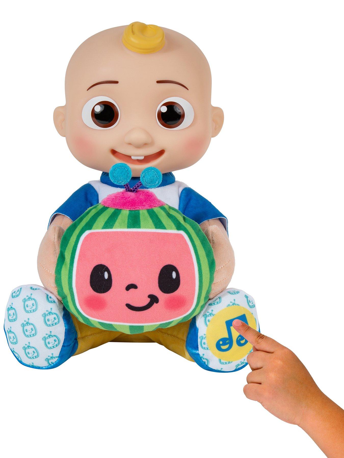 Cocomelon Peek-A-Boo JJ Feature Plush - 17 Phrases and Sounds | Littlewoods