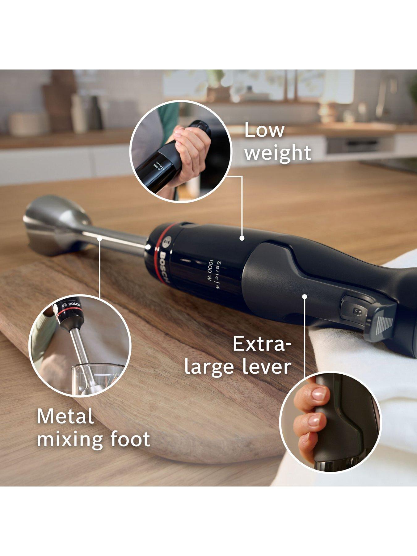 Bosch Series 4 Ergomaster MSM4B621GB, 2 in 1 1000W Hand blender with ...
