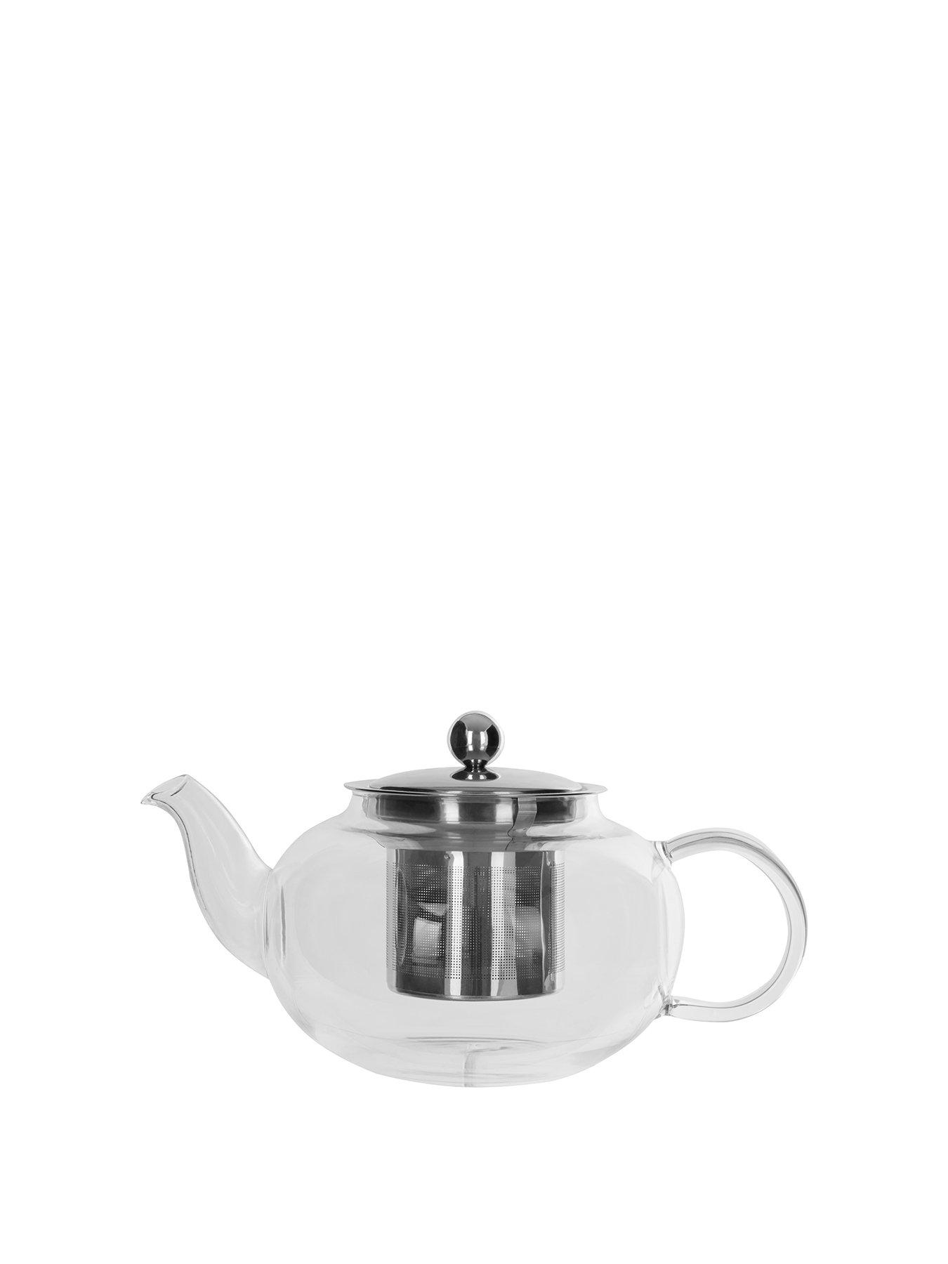 Interiors By Premier Miller 800ml Glass Heat Resistant Teapot | Littlewoods