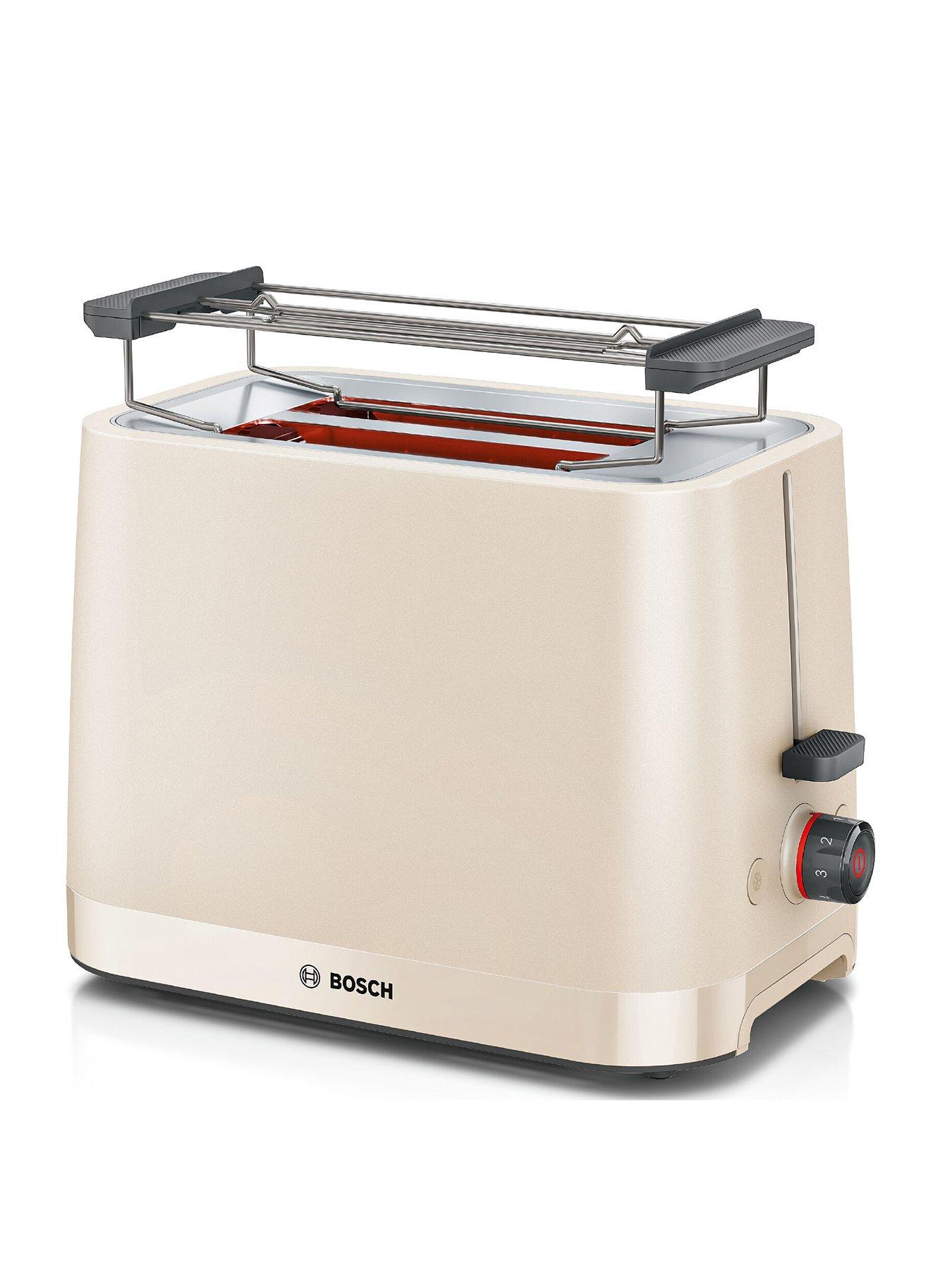 Bosch MyMoment TAT3M127GB Infuse 2 Slot Toaster - Cream | Littlewoods