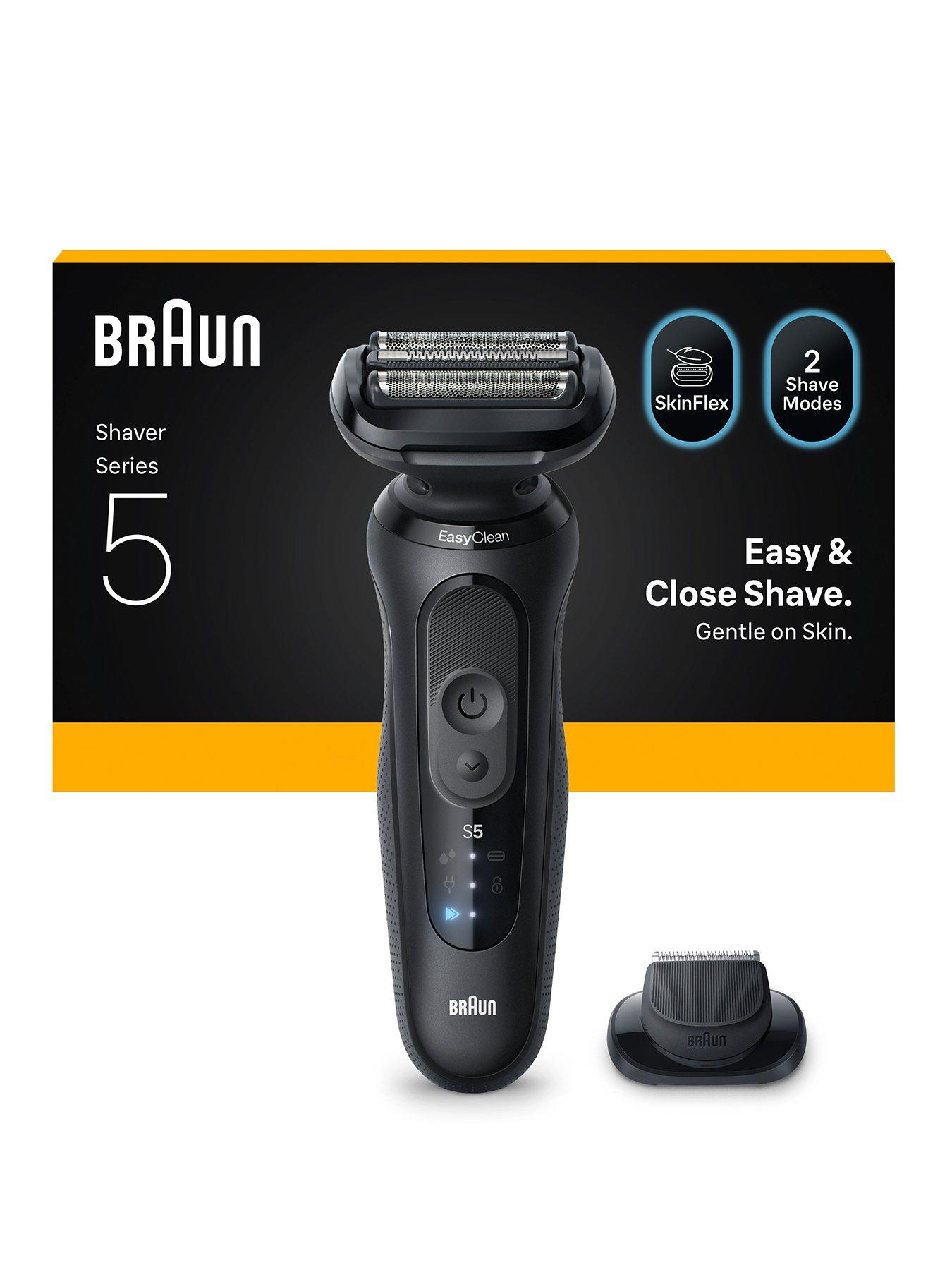 Braun Series 5 Electric Shaver, Up to 50 min, +1 Attachment, 52-N1200S ...