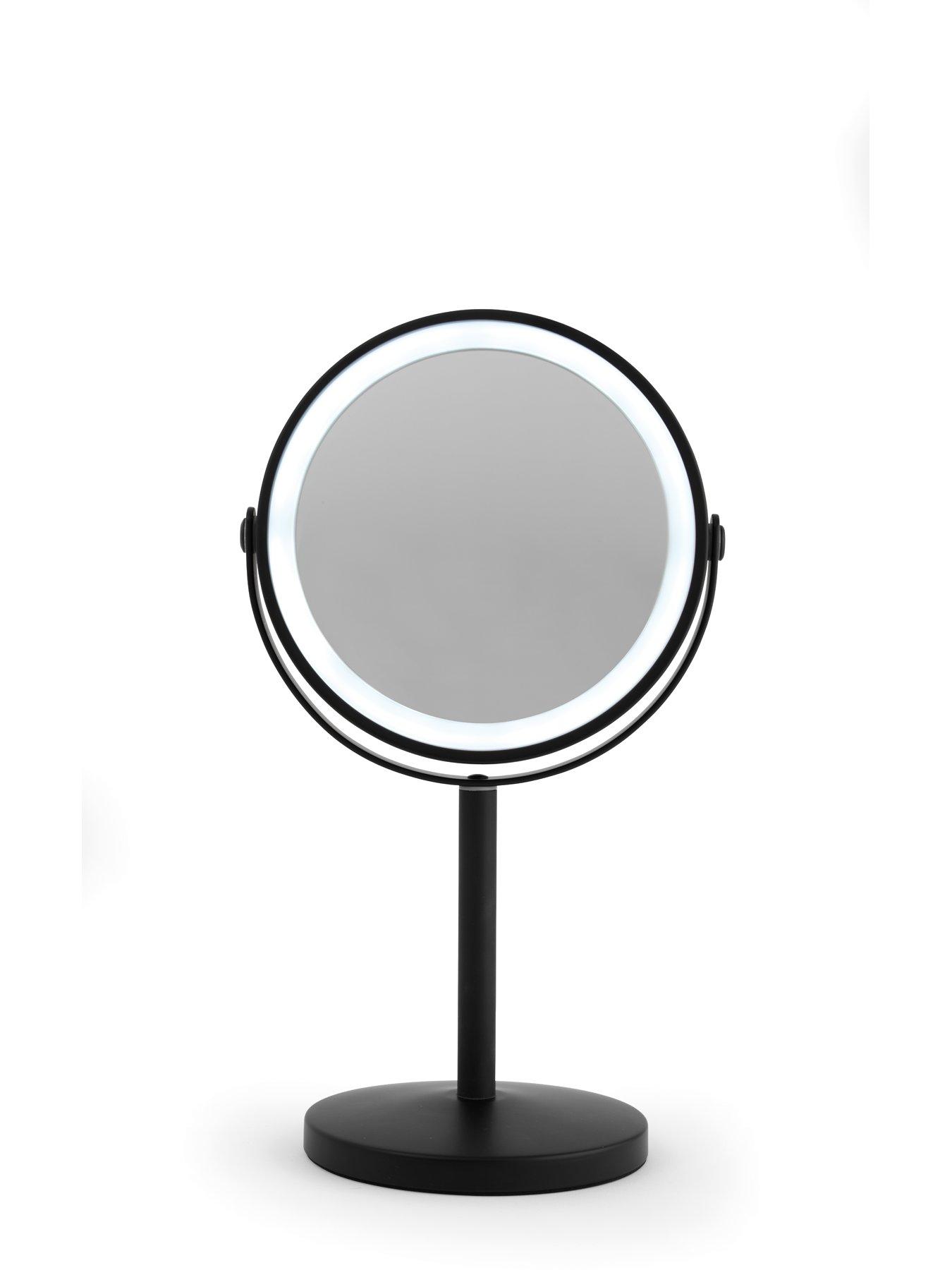 Beldray 7'' Telescopic Led Mirror - Black | Littlewoods