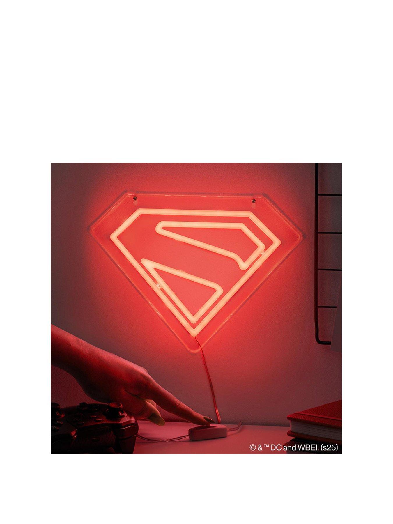 Superman Wall Mountable Led Neon Light | Littlewoods