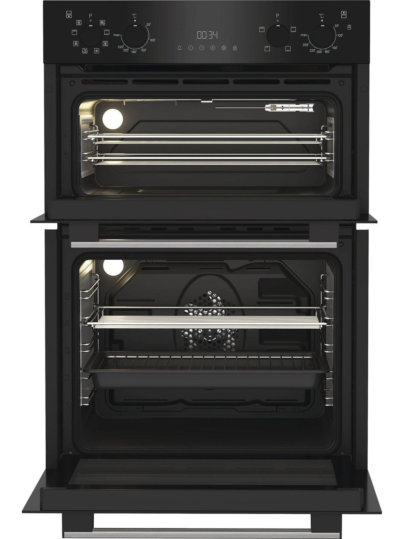 Hotpoint DIH 82G B Electric Fan Double Oven - Black | Littlewoods