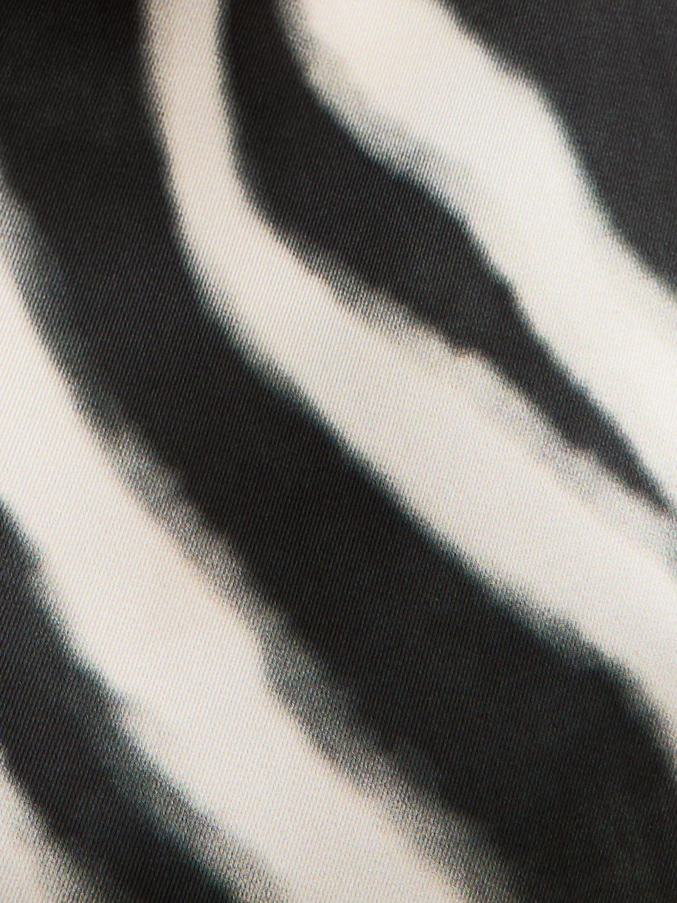 New Look Zebra Print Satin Mini Dress - Print | Littlewoods