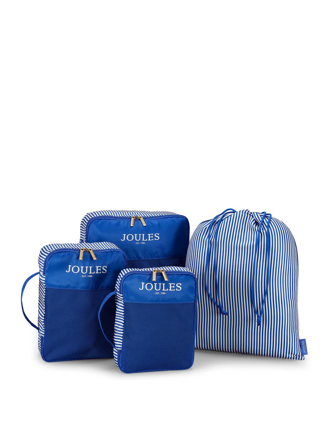 Joules Ticking Stripe Packing Cubes | Littlewoods