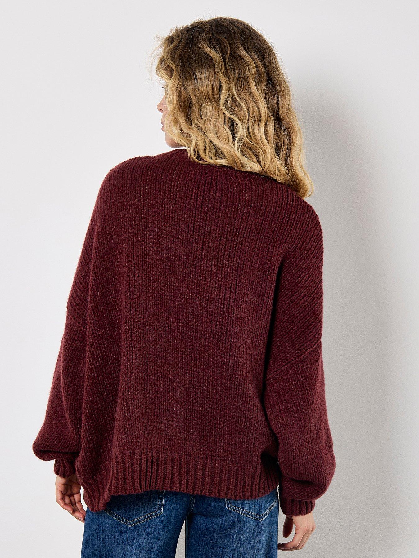 Apricot Embroidered Pure Daisies Jumper - Red | Littlewoods