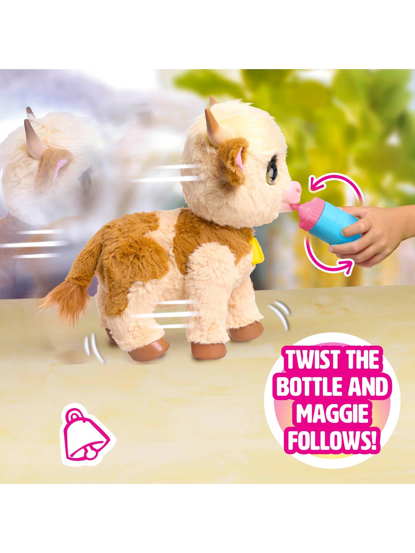 FurReal Friends FurReal Plush Toy Interactive Pet Maggie the Feed ...