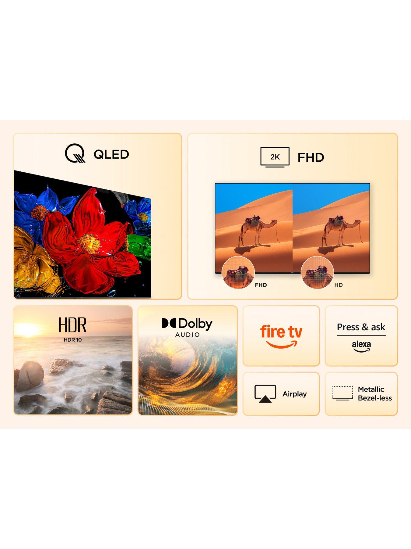 TCL 40SF560K 40-inch FHD QLED Fire TV | Littlewoods