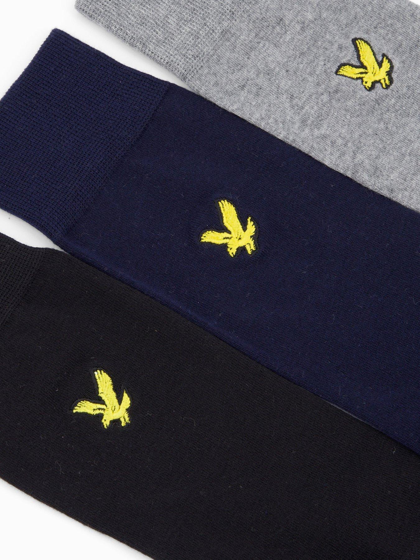 Lyle & Scott Lyle & Scott Angus 3 Pack Socks | Littlewoods
