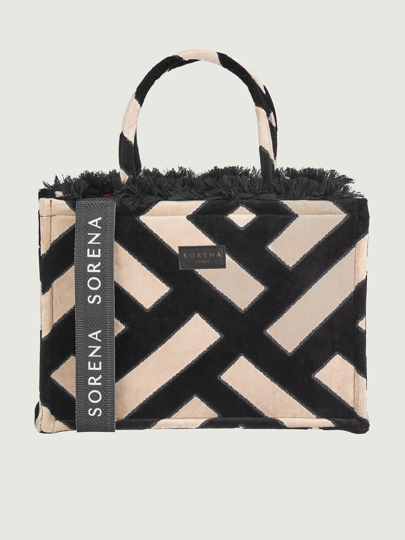 Sorena Gloria Large Tote Bag - Black | Littlewoods