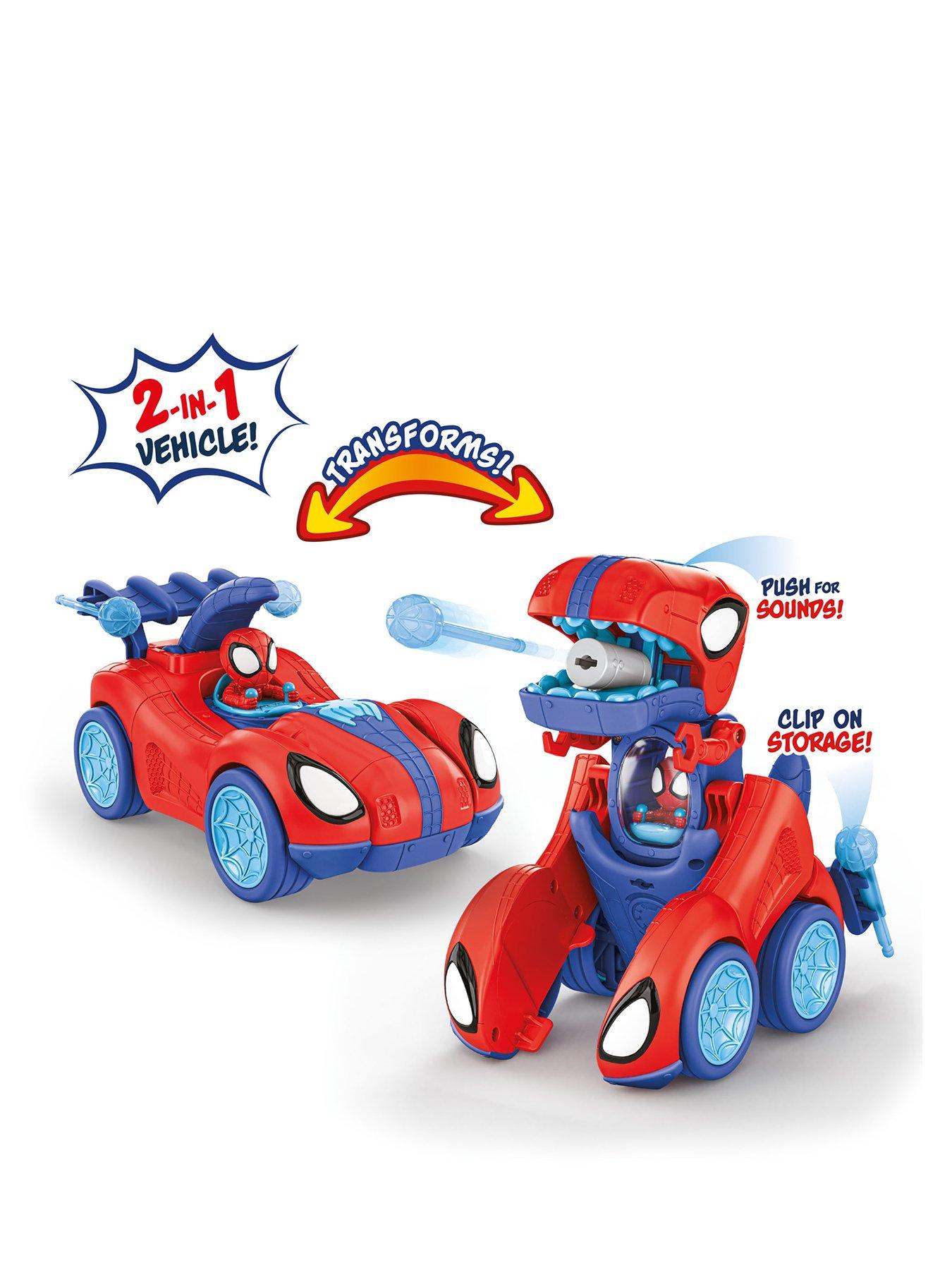 Spidey and His Amazing Friends Dino Webs Spidey-Rex Racer | Littlewoods