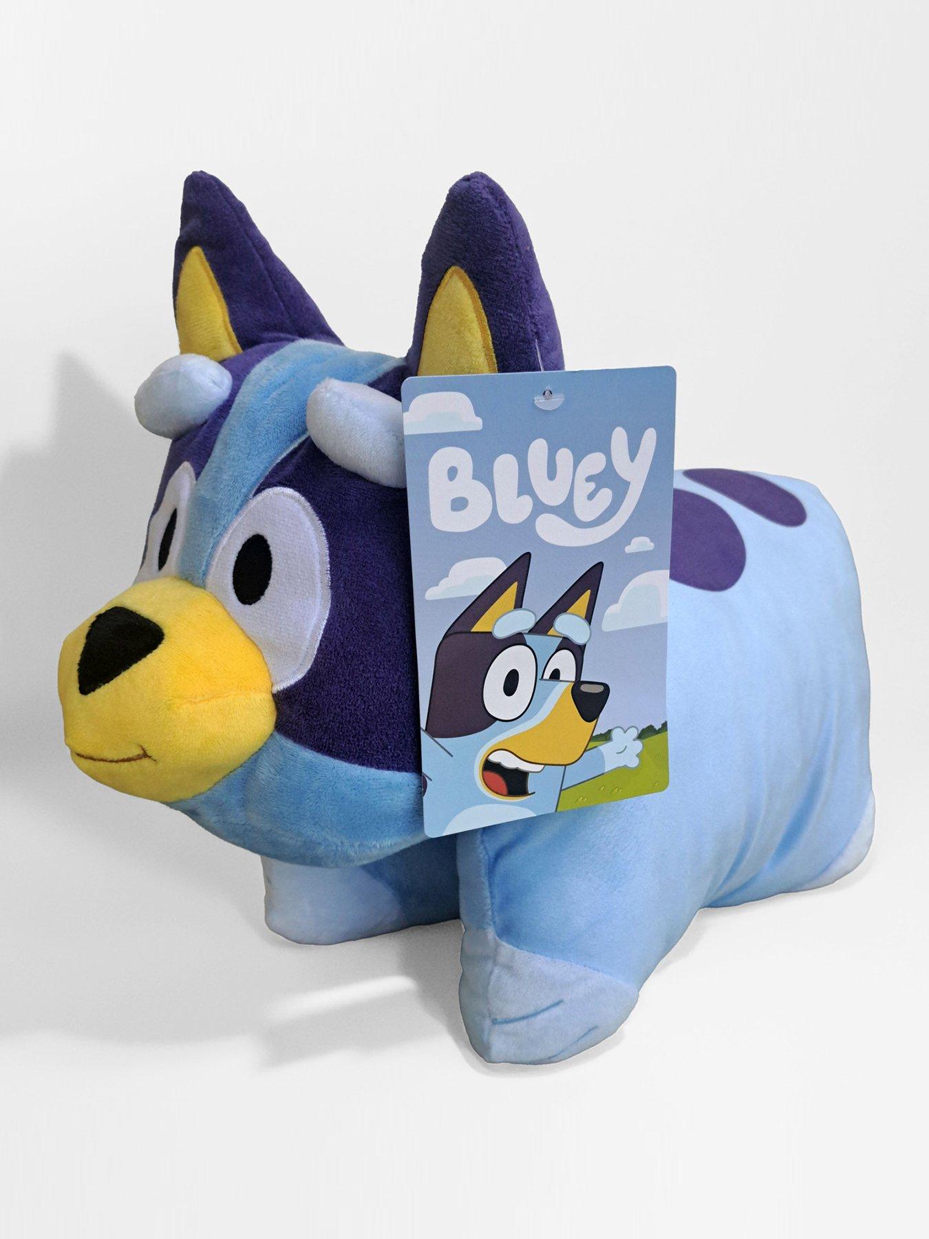 Bluey Character Cushion (pillow) Soft Velboa 45 X 28cm | Littlewoods