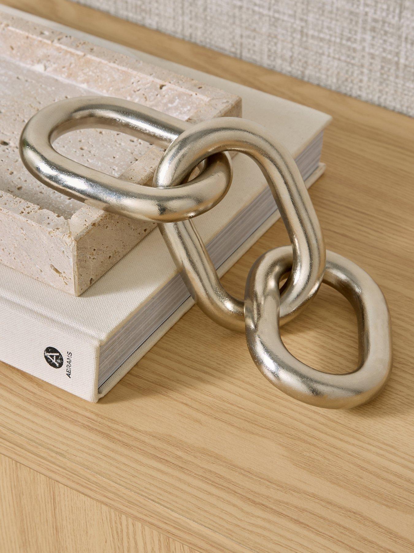 The Very Collection Jumbo Decorative Metal Chain - Nickel | Littlewoods