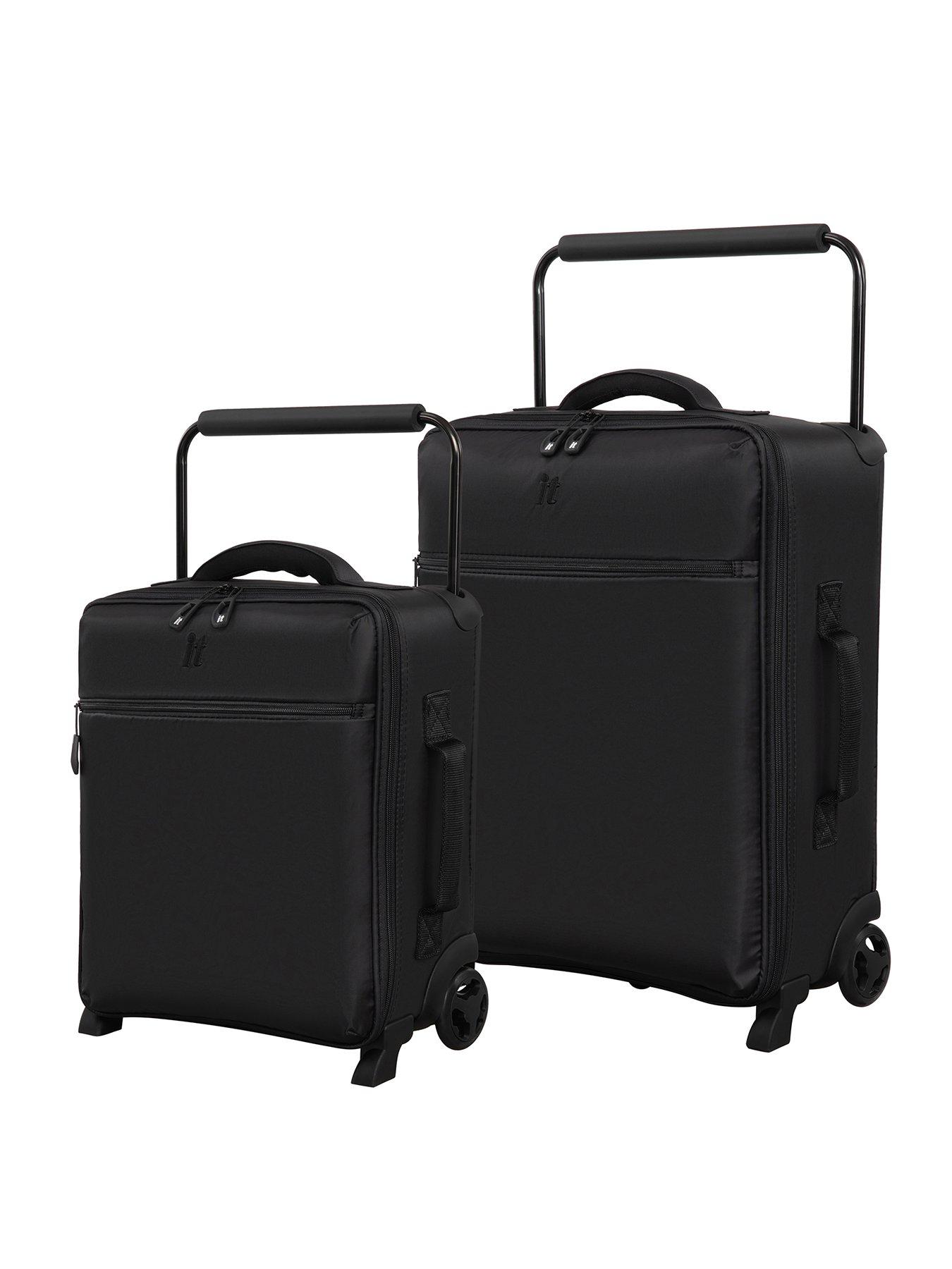 it Luggage Atmospheric Black 2pc Suitcase Set | Littlewoods