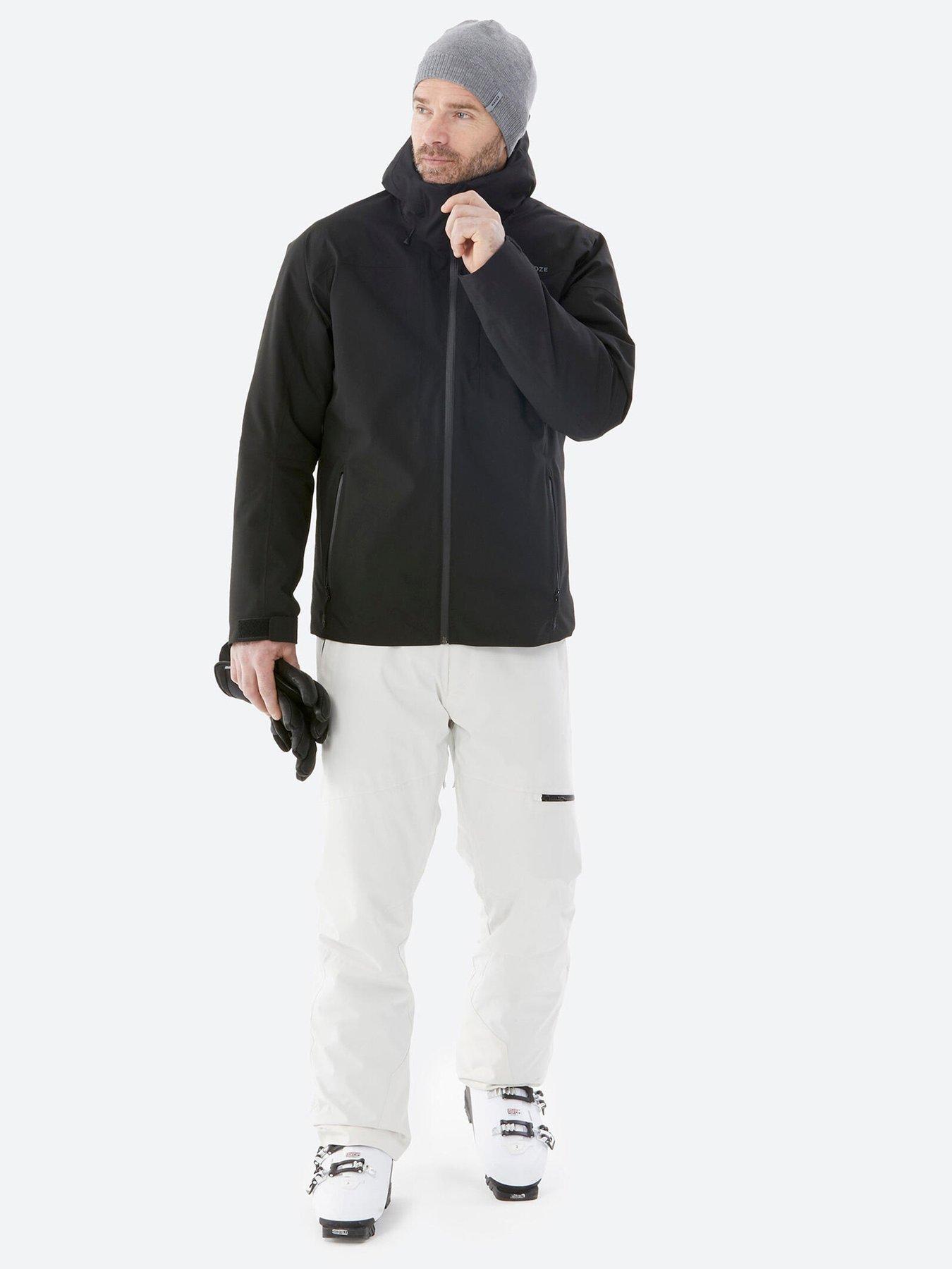 Decathlon Mens Warm Ski And Snowboard Jacket 500 - Black | Littlewoods