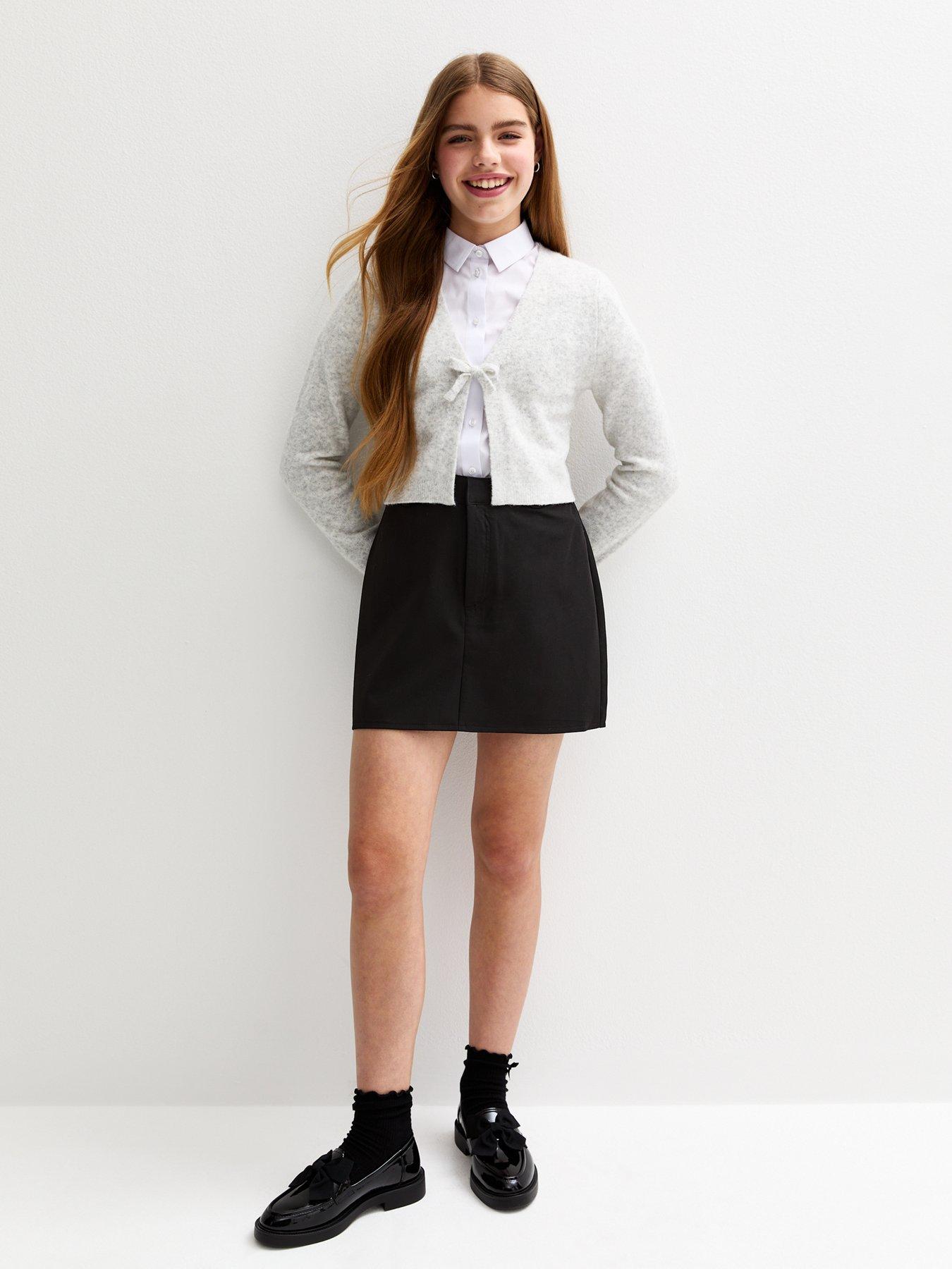 New Look 915 Girls Tube School Skort - Black | Littlewoods