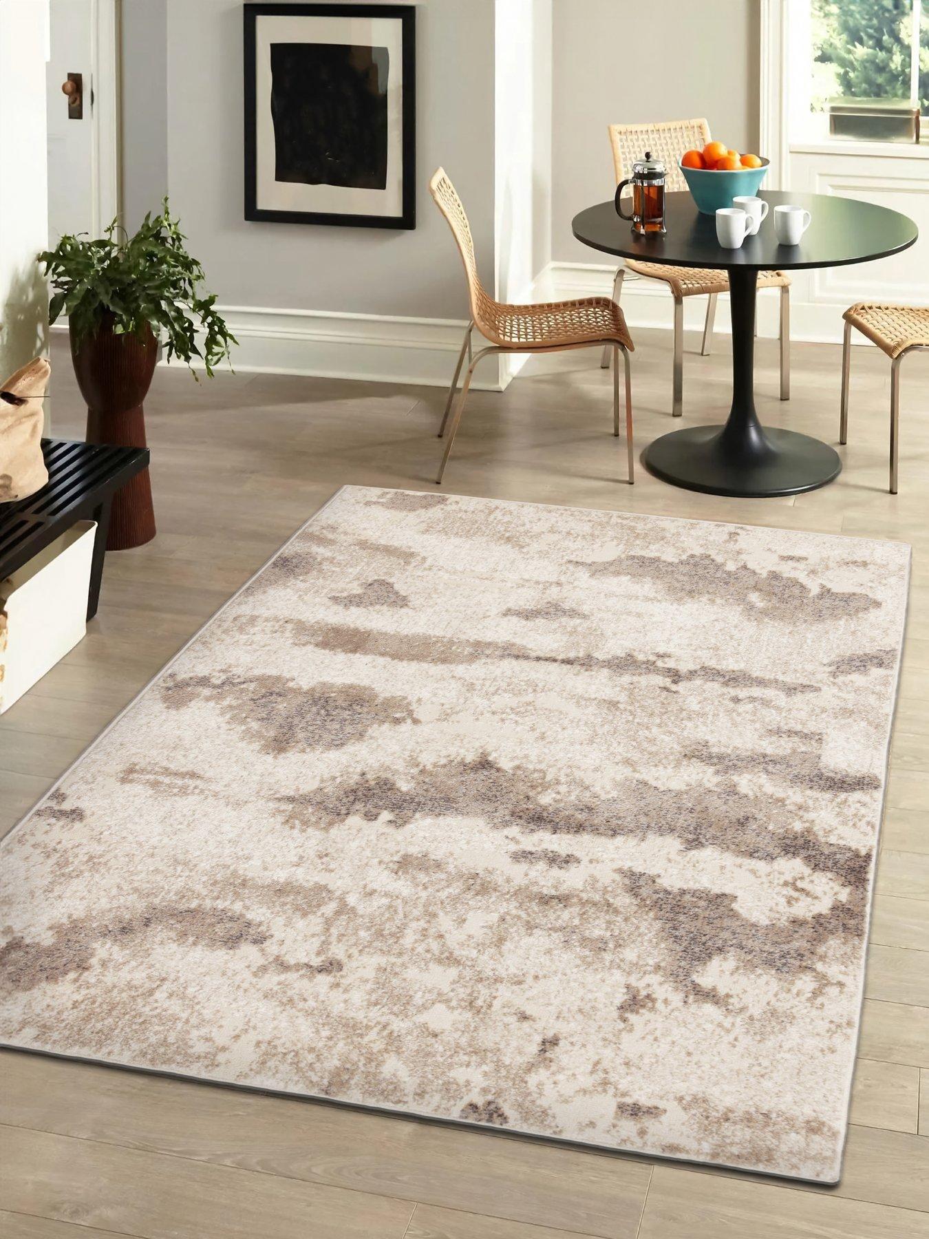 ARTHOUSE Muse Cloud Natural 160 x 230cm Rug | Littlewoods