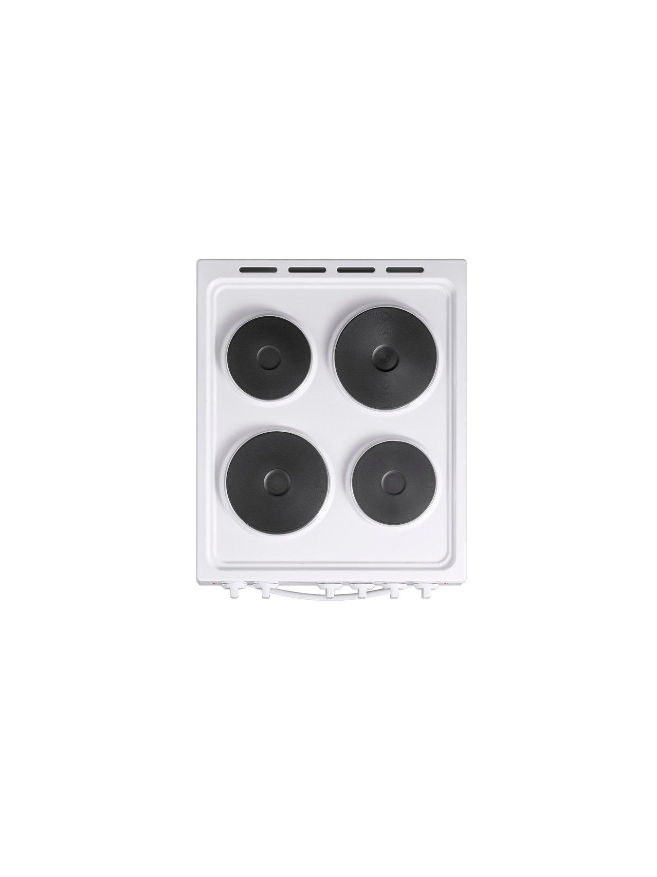 Swan SX16710W 50cm Electric Solid Plate Cooker - White | Littlewoods