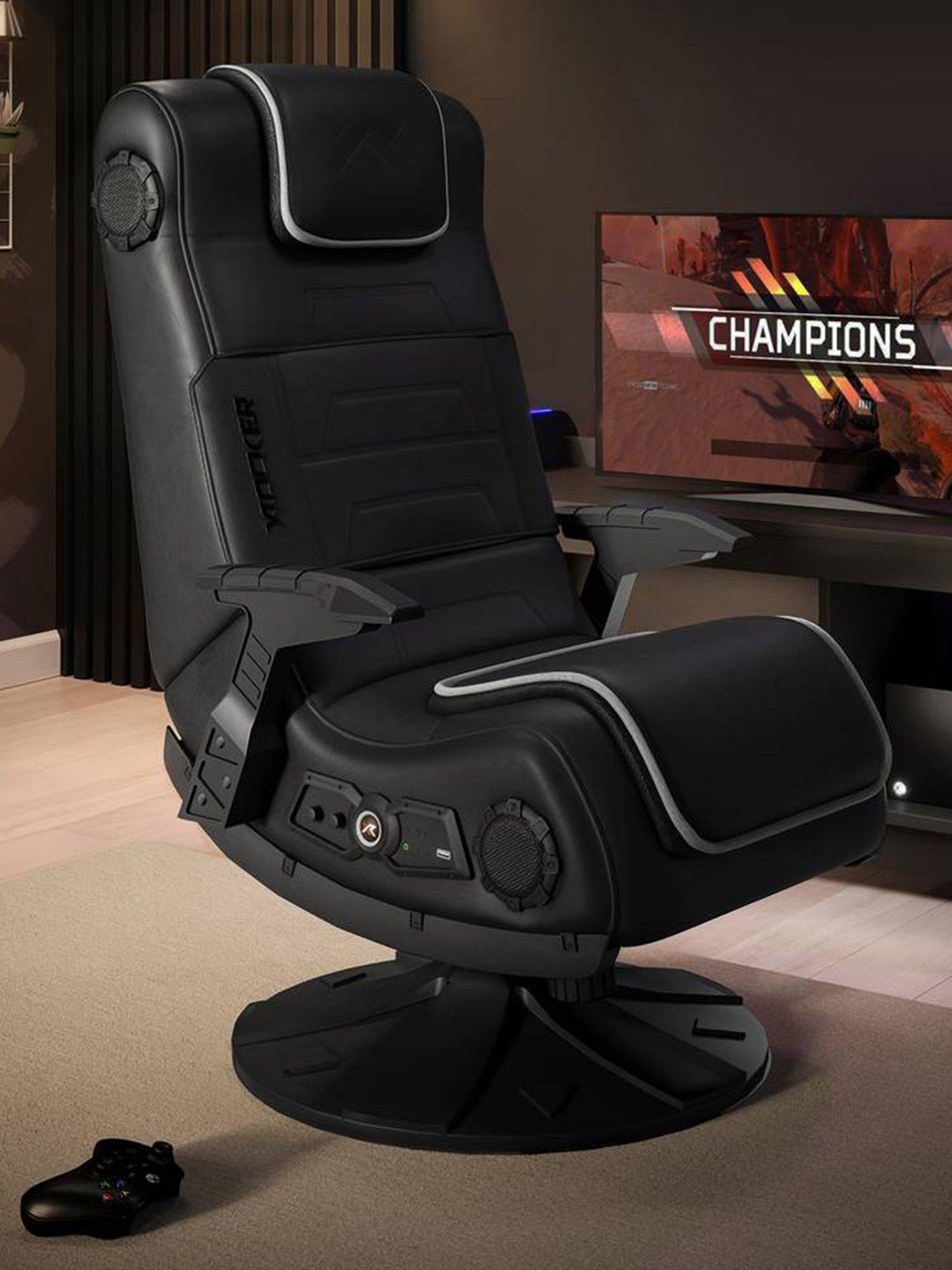 X Rocker Pro 4.1 Bluetooth Audio Console Gaming Chair - Black | Littlewoods