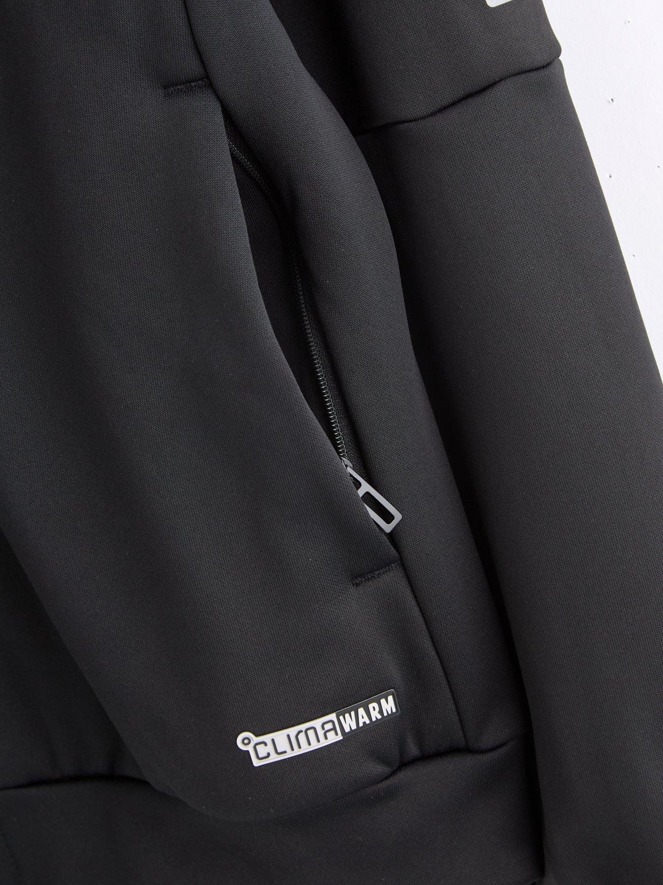 adidas Originals Junior Boys Climawarm Tracksuit Top - Black | Littlewoods