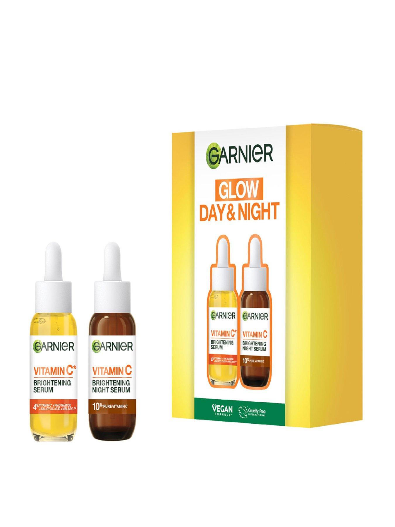 Garnier Glow Day & Night Routine Set with Vitamin C to leave skin ...