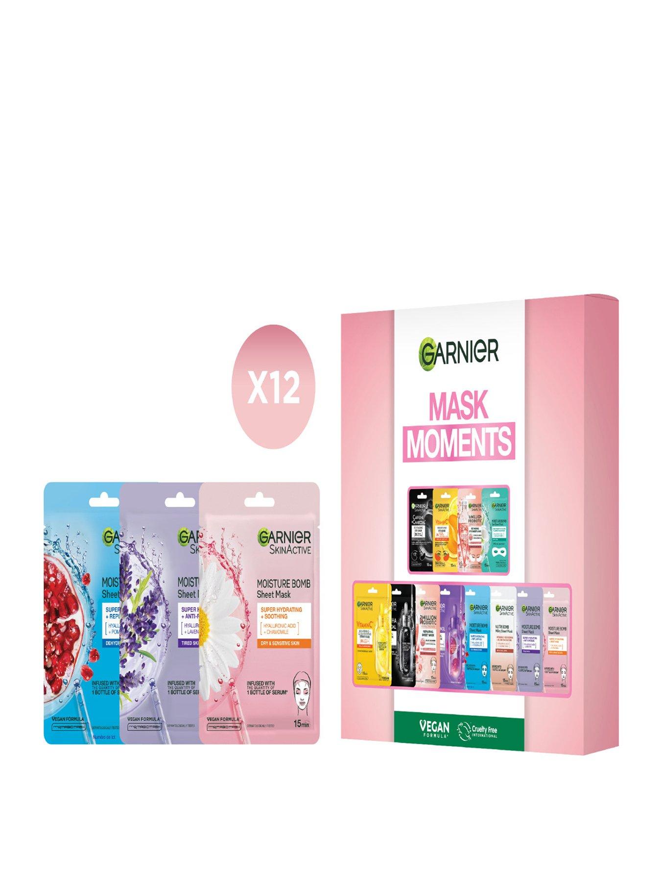 Garnier Mask Moments Collection with 12 essential masks | Littlewoods