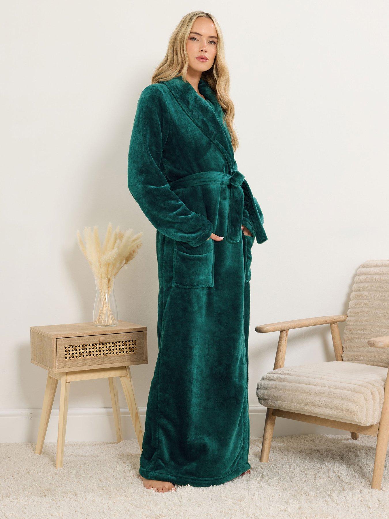 Long Tall Sally Tall Super Luxe Shawl Maxi Robe | Littlewoods