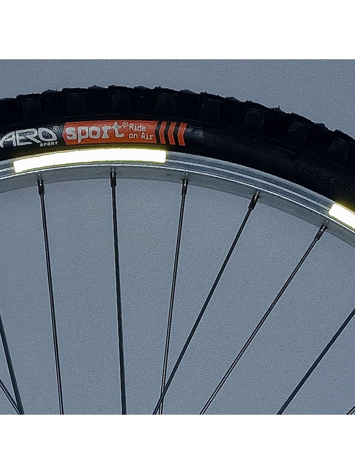 AWE Hi Visibility Bike/Helmet, 3M Scotchlite, Neon/White Reflective ...