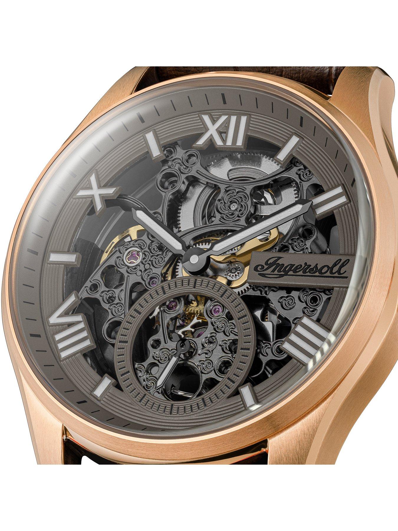 Ingersoll 1892 The Maverick Automatic Mens Watch with Grey Dial and ...