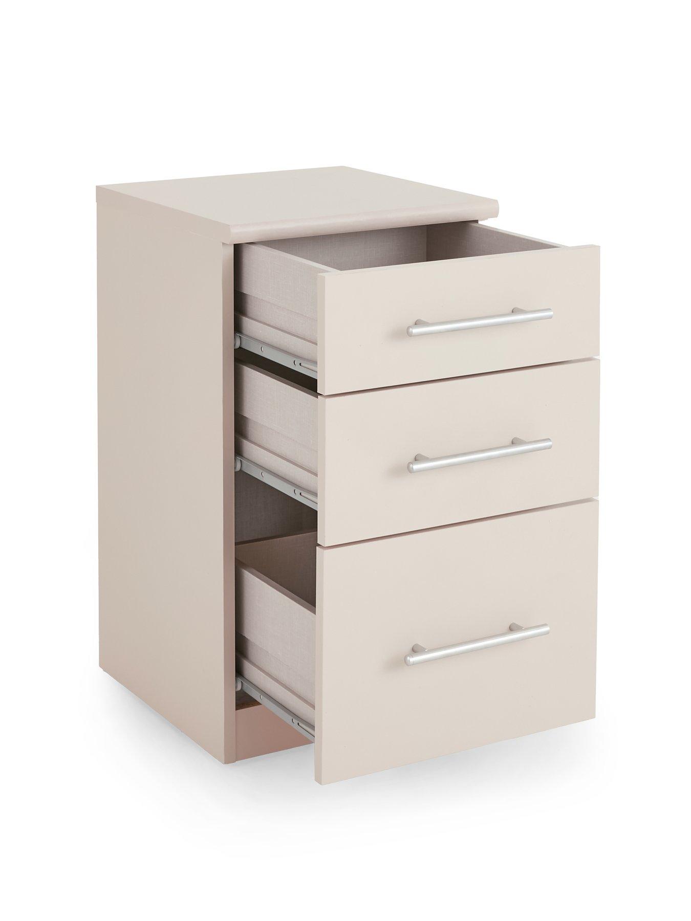 The Very Collection Prague Graduated Bedside Cabinet - Oatmeal - FSC ...