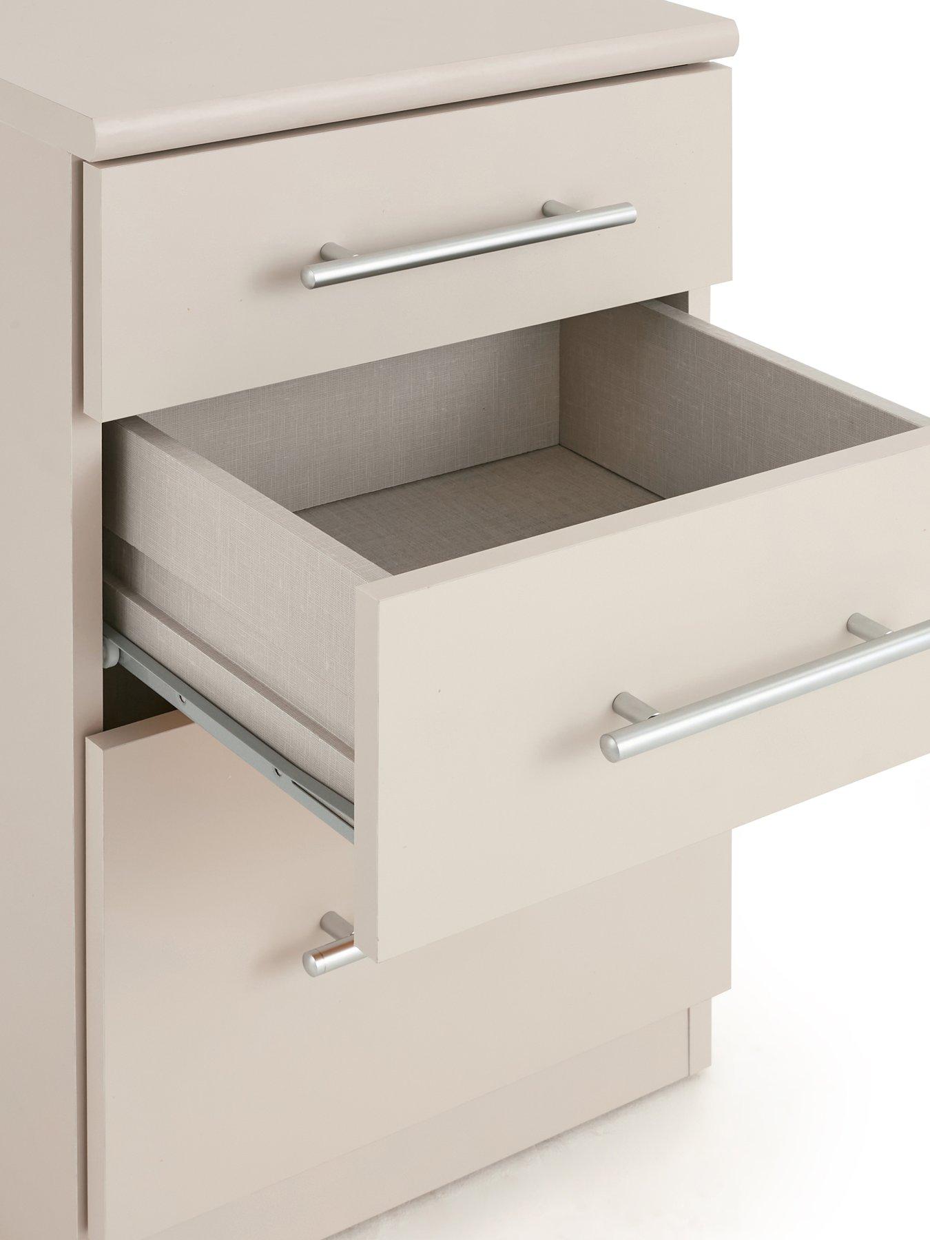 The Very Collection Prague Graduated Bedside Cabinet - Oatmeal - FSC ...