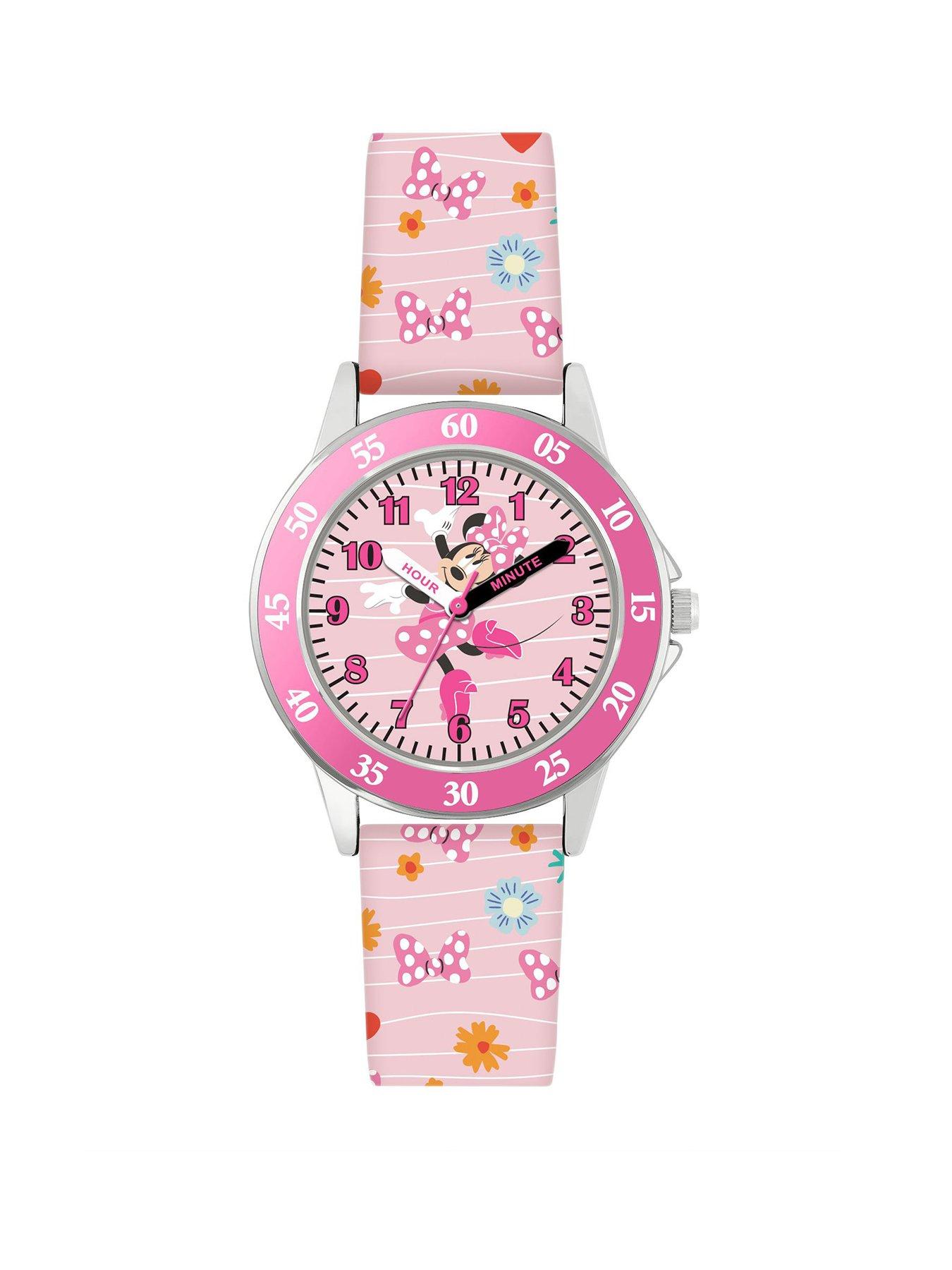 Disney Minnie Mouse Printed Time Teacher | Littlewoods