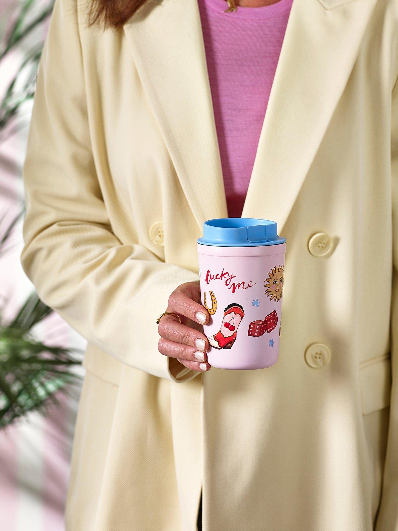 Eleanor Bowmer Electric Coast Lucky Me Travel Mug | Littlewoods