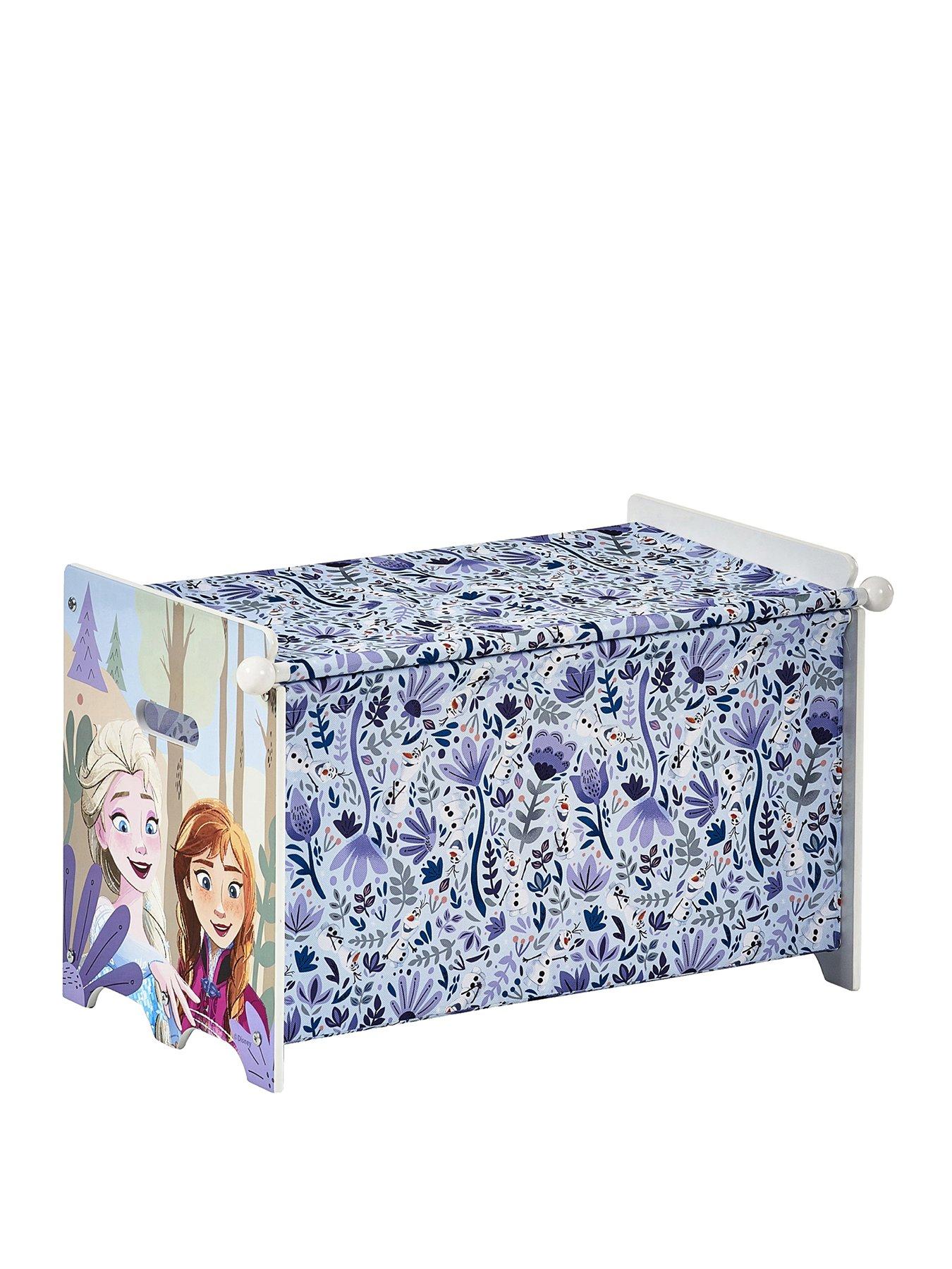 Disney Frozen Storage Box - Easy Assembly Toy Chest for Kids - Durable ...