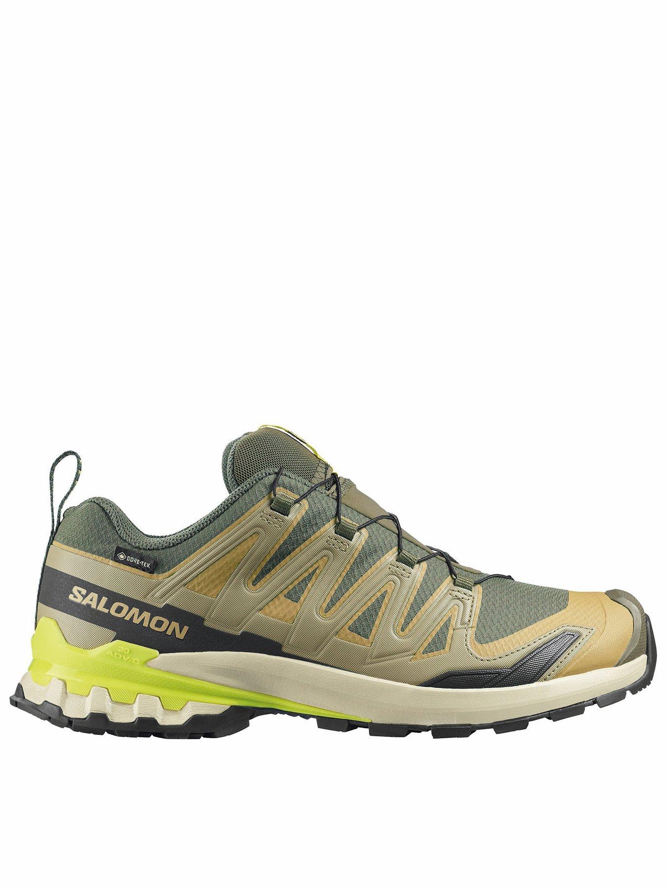 Salomon Mens Trail Running Xa Pro 3D V9 Goretex Trainers - Green ...