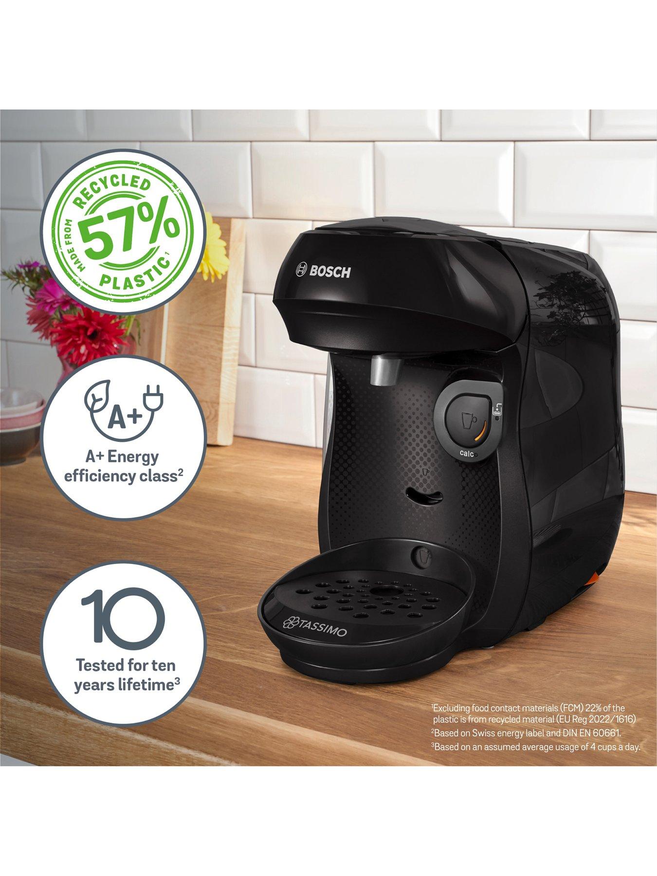 Tassimo by Bosch Happy Friendly Pod Coffee Machine with 70 Drinks Value ...
