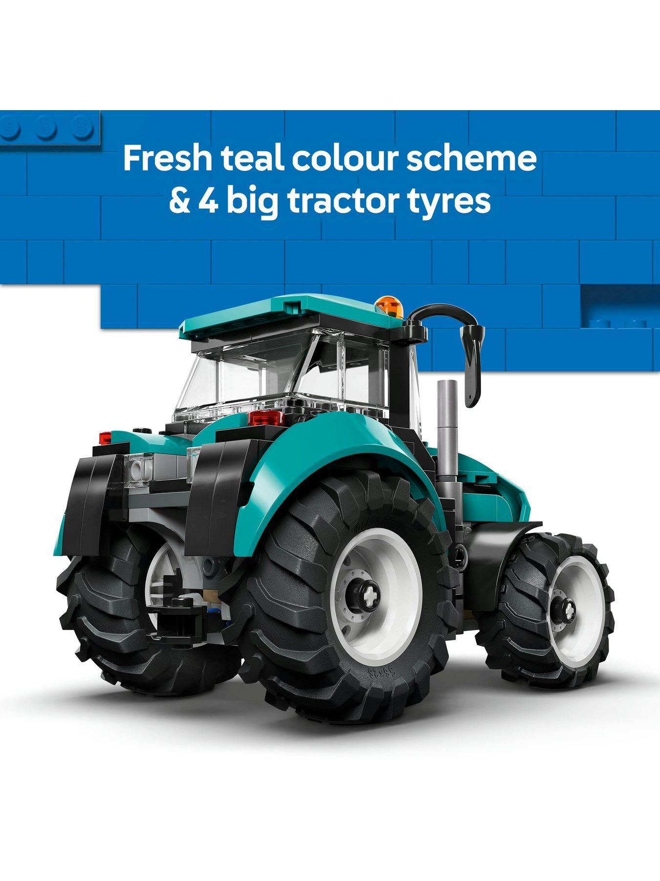LEGO City Tractor Farm Toy Building Set and Minifigure (60498 ...