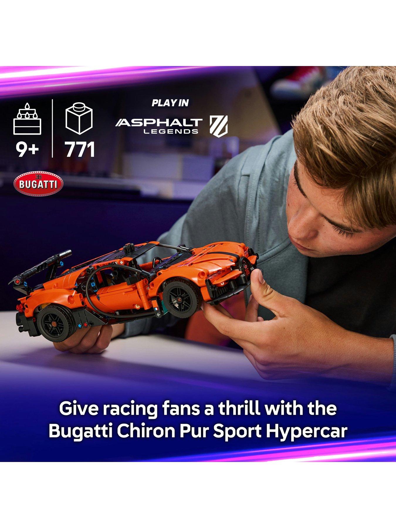 LEGO Technic Bugatti Chiron Pur Sport Hypercar 42222 | Littlewoods