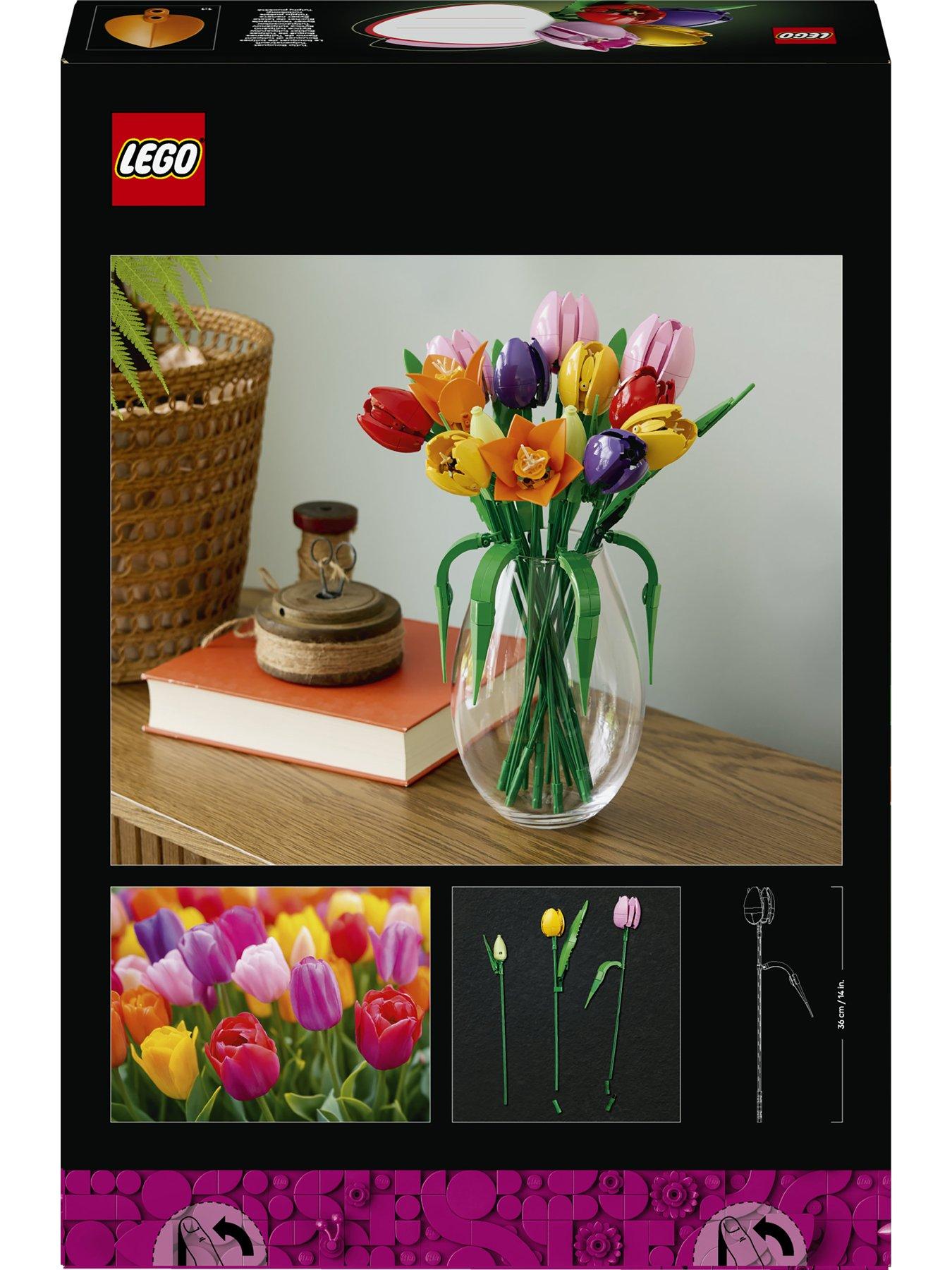 LEGO Botanical Tulip Bouquet Faux Flowers Set (11501) | Littlewoods