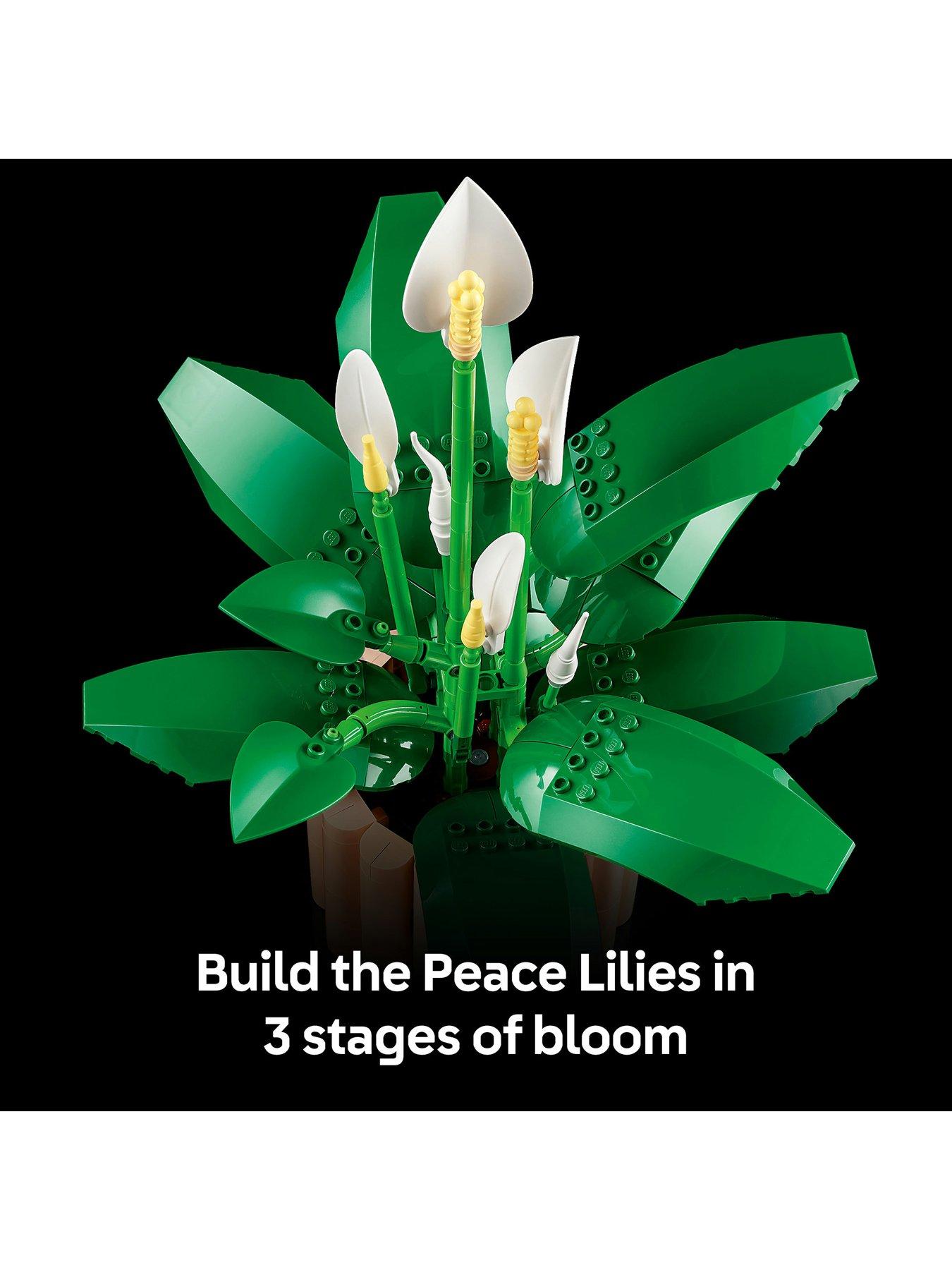 LEGO Botanical Peace Lily Flower Decor Set (11504) | Littlewoods