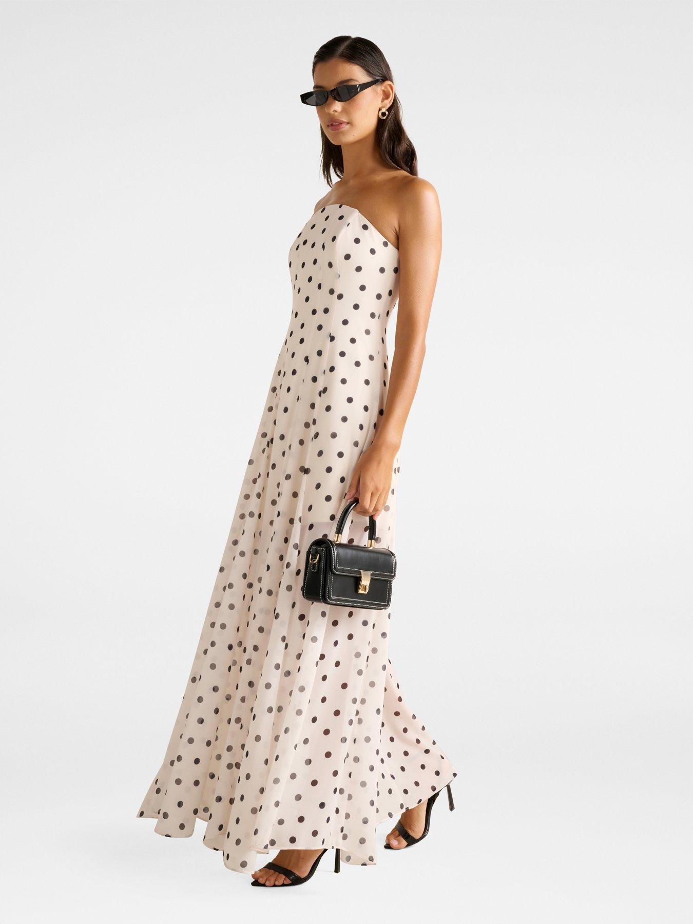 Forever New Kimora Strapless Maxi Dress - Cream | Littlewoods
