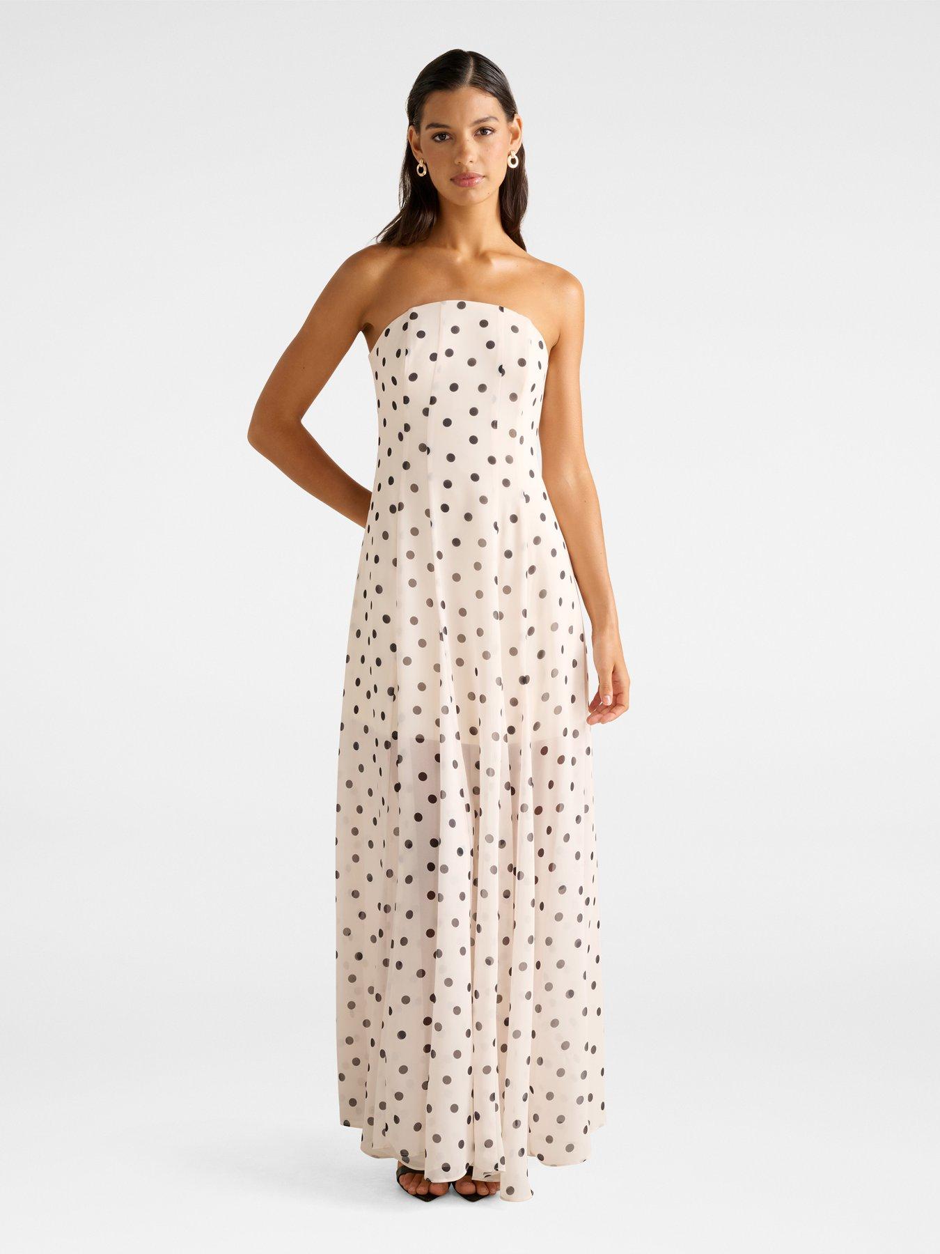 Forever New Kimora Strapless Maxi Dress - Cream | Littlewoods