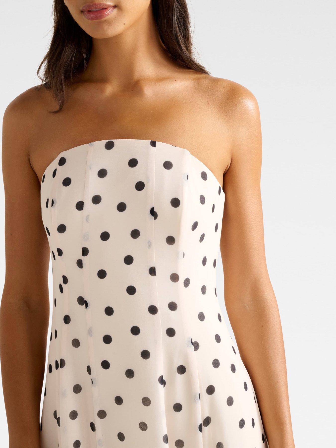 Forever New Kimora Strapless Maxi Dress - Cream | Littlewoods