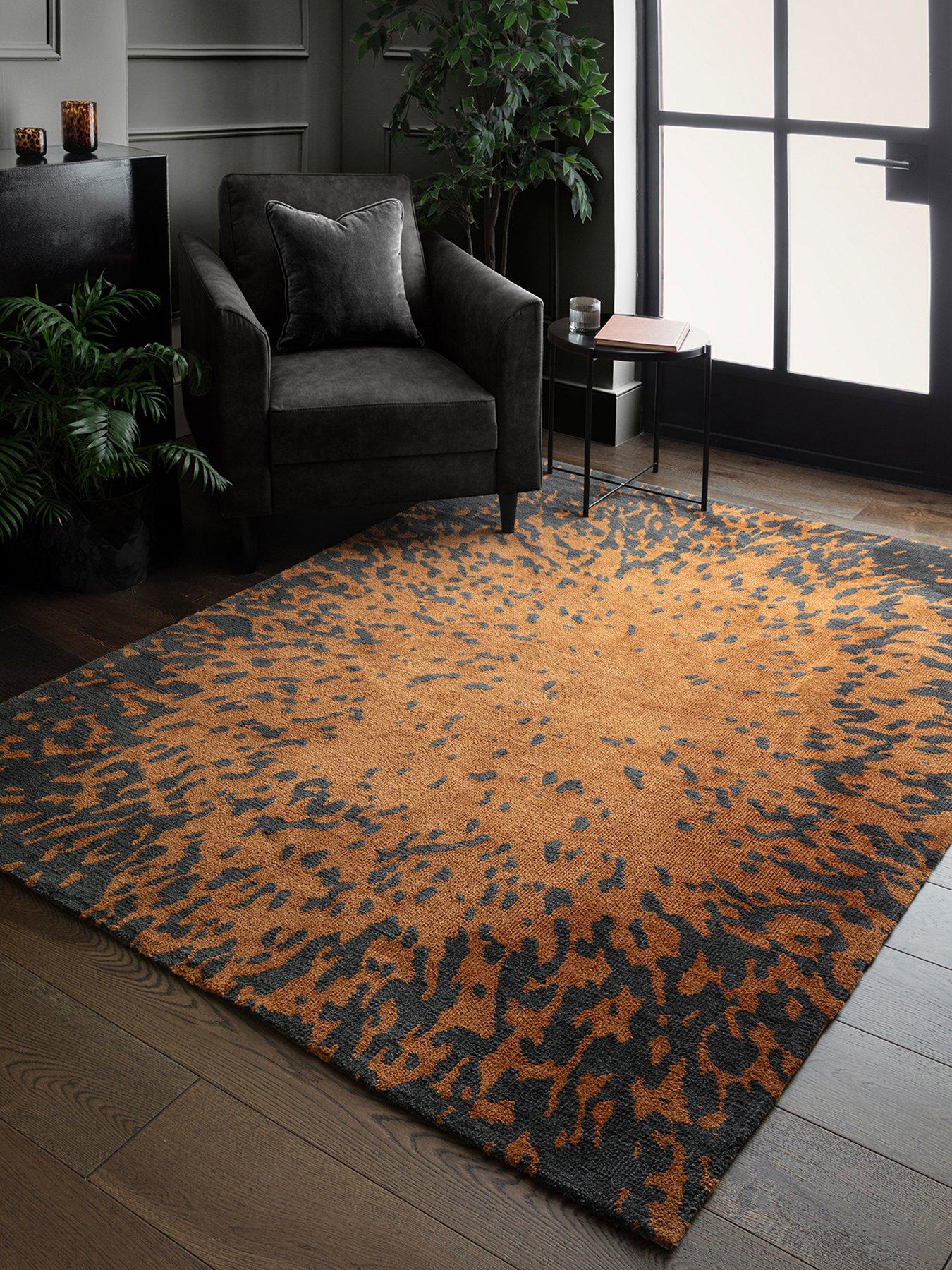 Asiatic Wilder Splash Rug - Spice | Littlewoods
